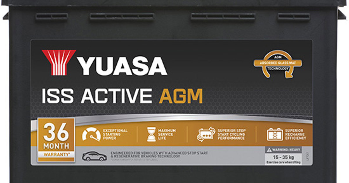 DIN53LH AGM - ISS Active AGM Stop-Start Stop/Start car batteries ...